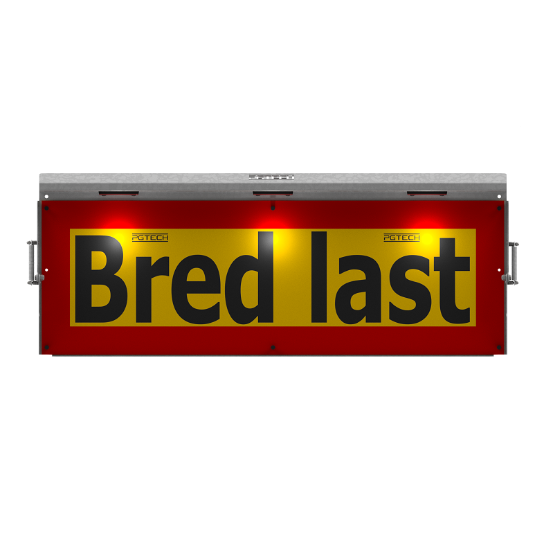 Pgtech Bred Last Skilt Sammenleggbart med belysning